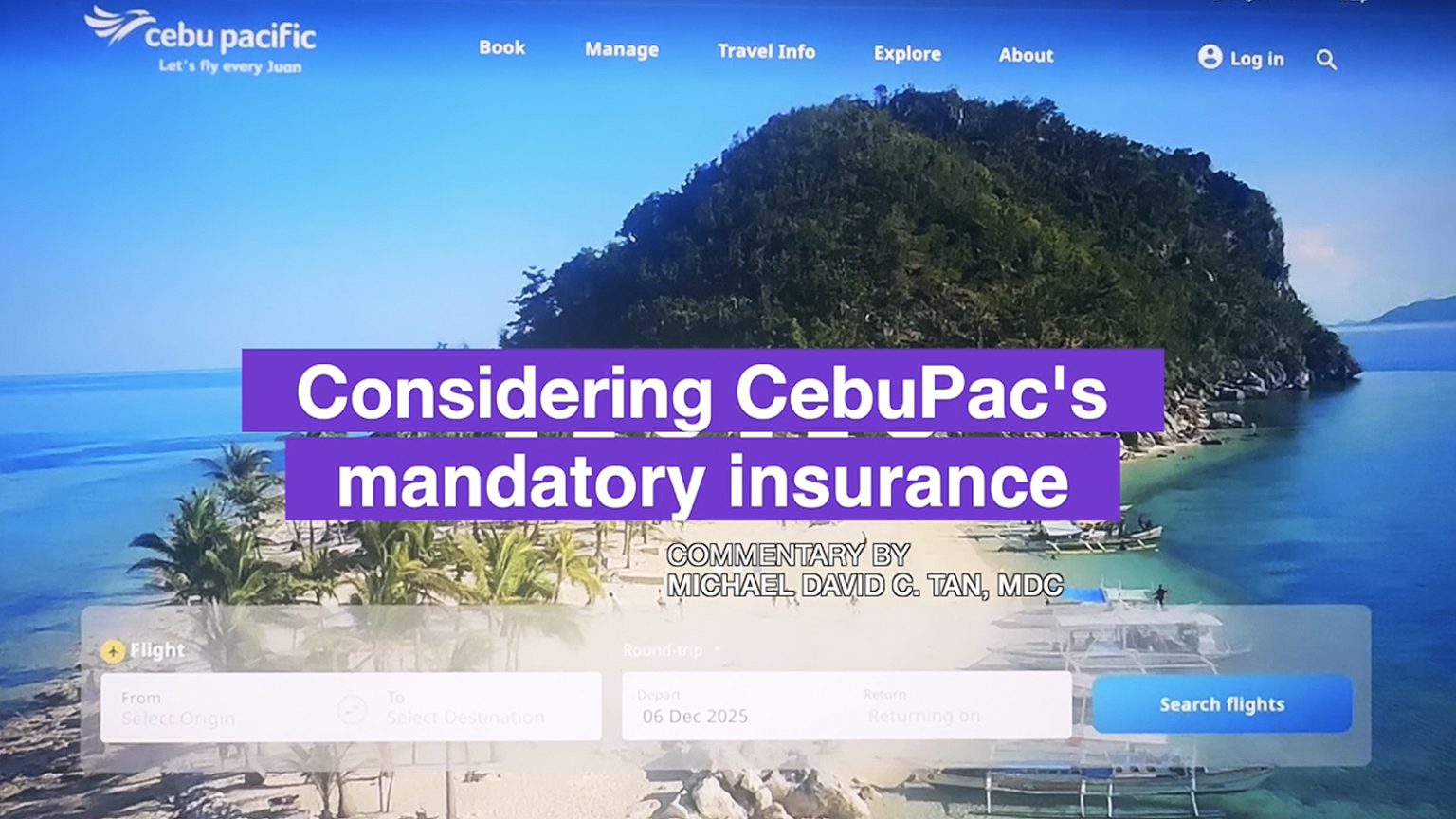 Wala kang choice! Cebu Pacific’s mandatory insurance policy when ...